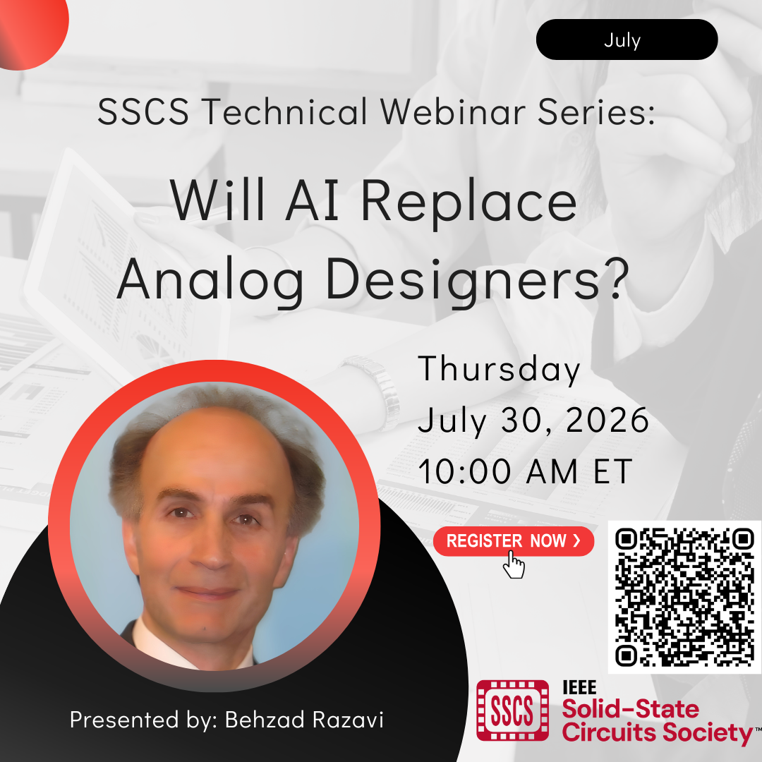 Will AI Replace Analog Designers? | SSCS July Technical Webinar - IEEE ...