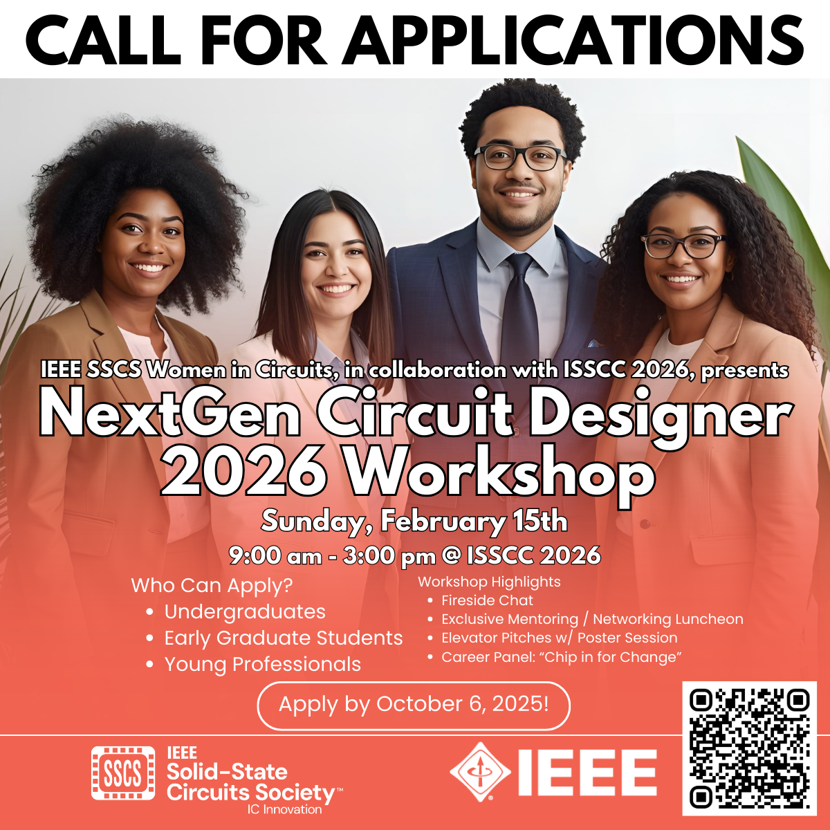 Call for Applications: Next Generation Circuit Designer Workshop - IEEE Solid-State Circuits Society